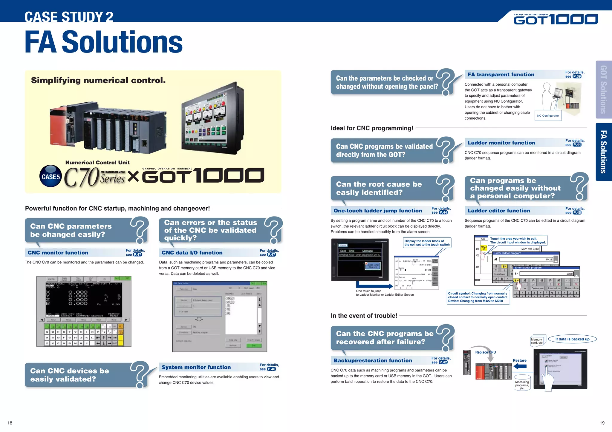 Mitsubishi graphic operation terminal got1000 series | PDF