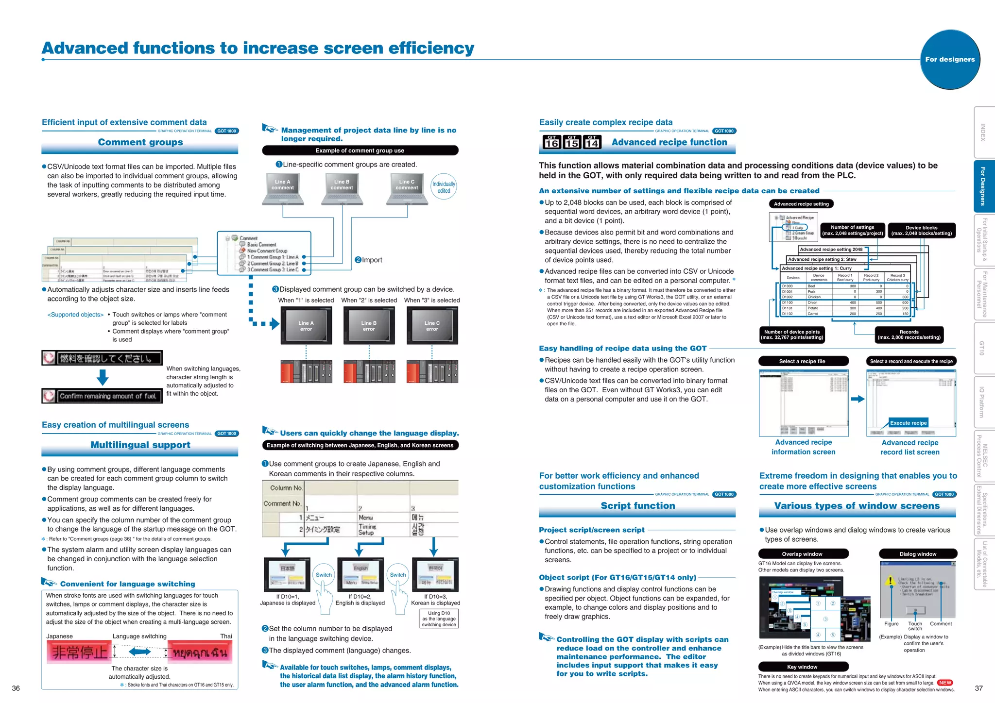 Mitsubishi graphic operation terminal got1000 series | PDF