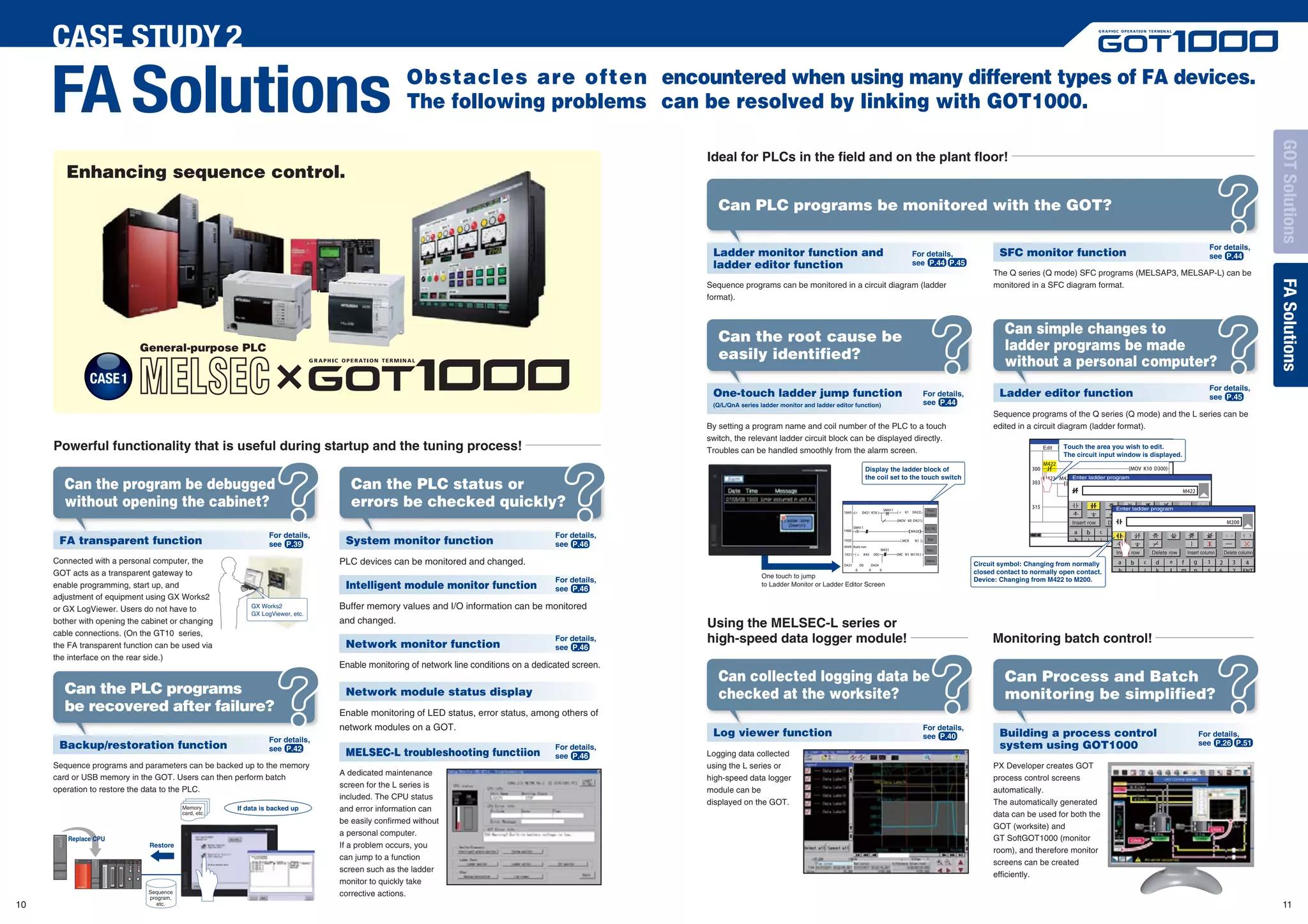 Mitsubishi graphic operation terminal got1000 series | PDF