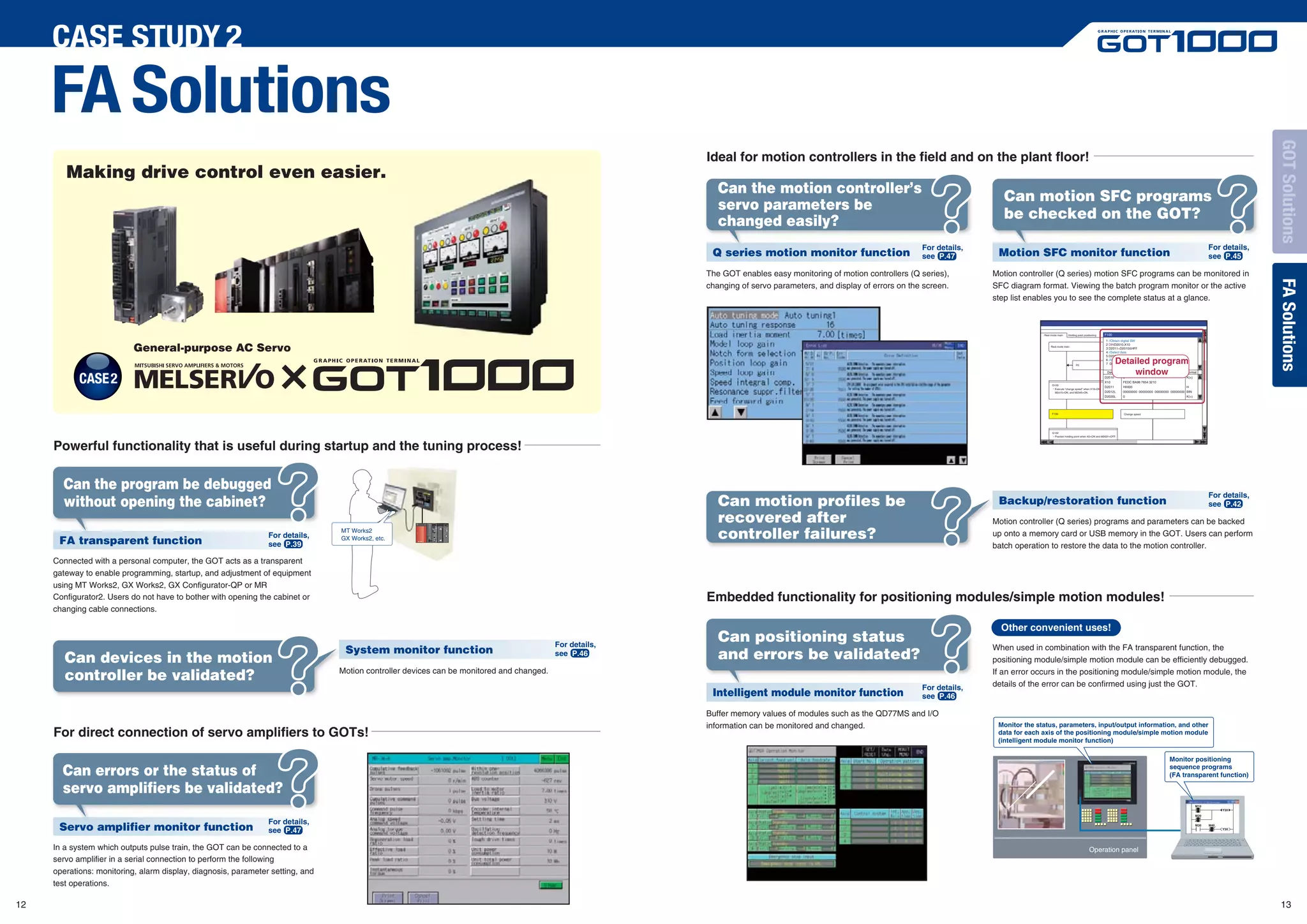 Mitsubishi graphic operation terminal got1000 series | PDF