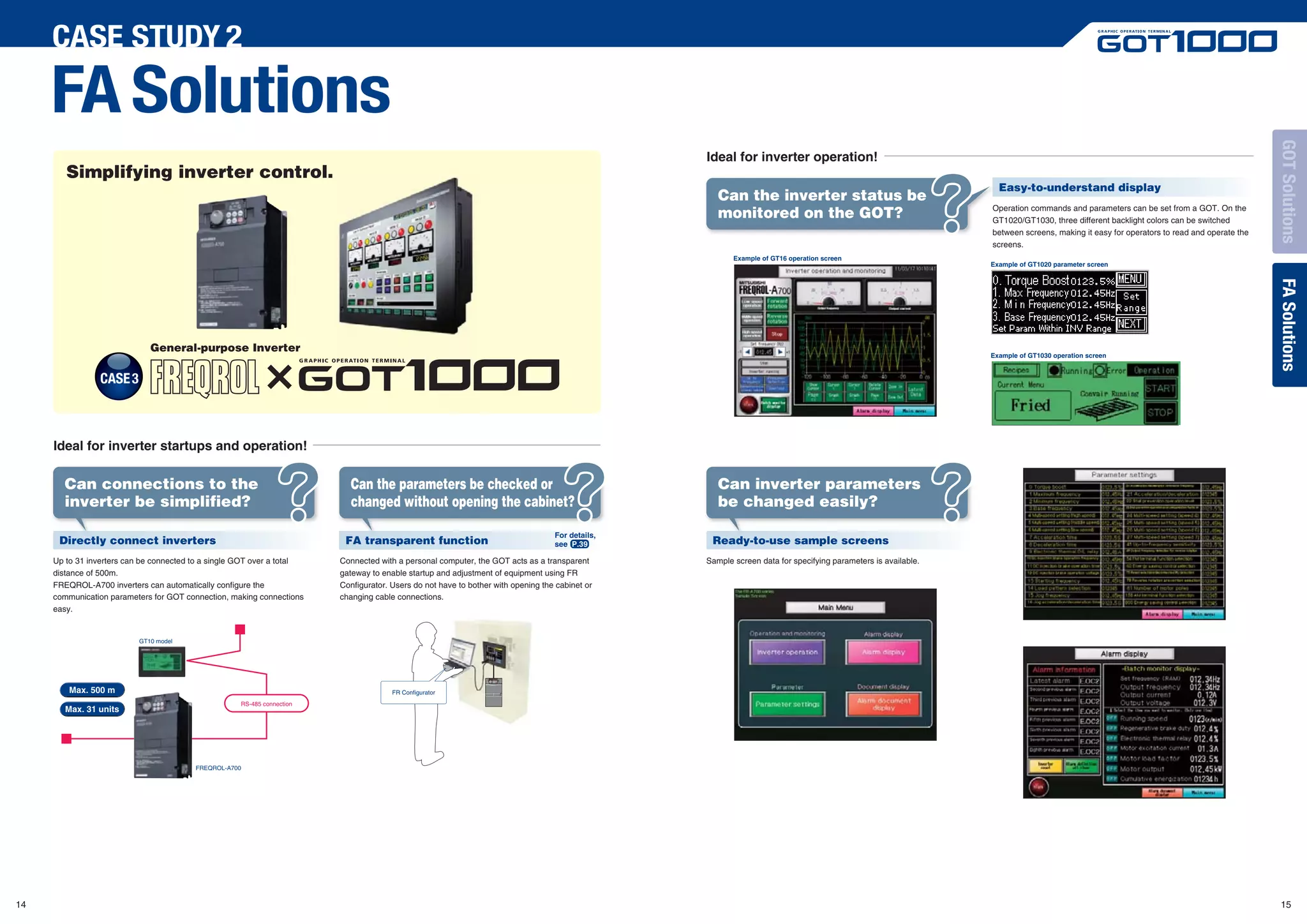 Mitsubishi graphic operation terminal got1000 series | PDF