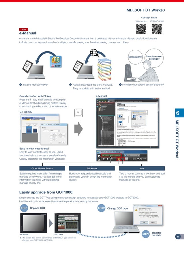 Mitsubishi graphic operation terminal got2000 series (concise) | PDF