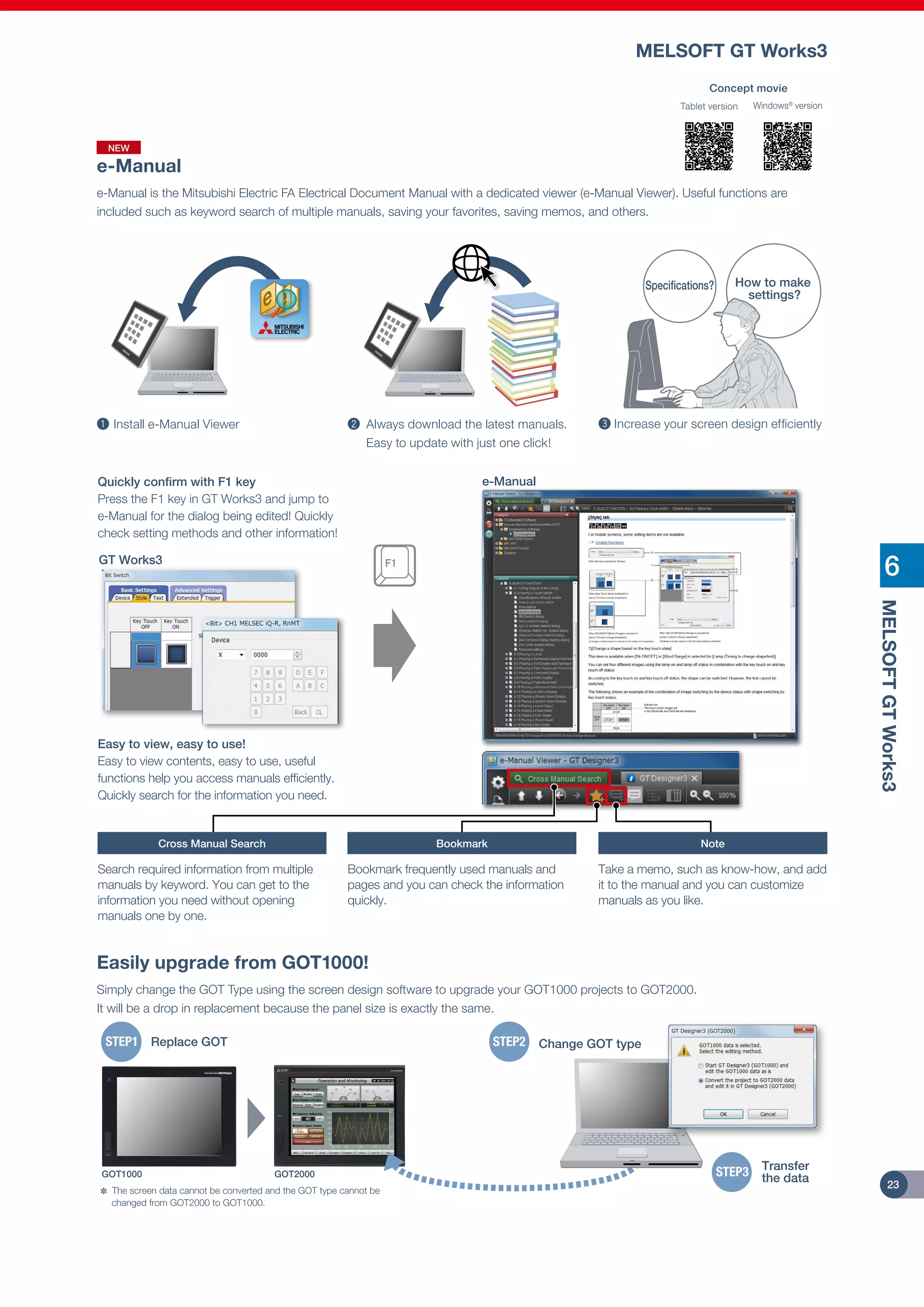 Mitsubishi graphic operation terminal got2000 series (concise) | PDF