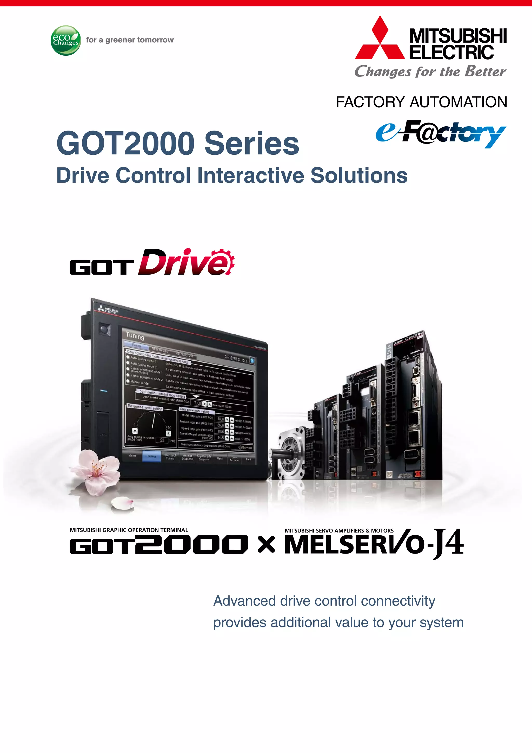 Mitsubishi graphic operation terminal got2000 series drive control ...