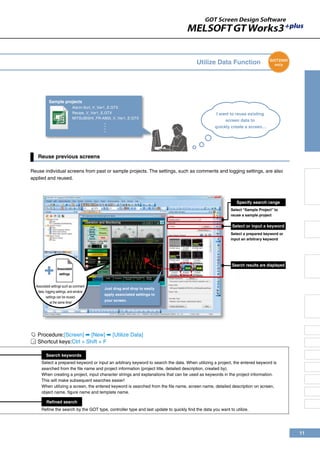 Mitsubishi graphic operation terminal screen design software melsoft gt ...