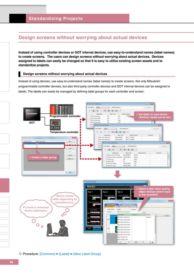 Mitsubishi graphic operation terminal screen design software melsoft gt works3 dienhathe,vn | PDF