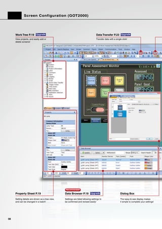 Mitsubishi graphic operation terminal screen design software melsoft gt ...