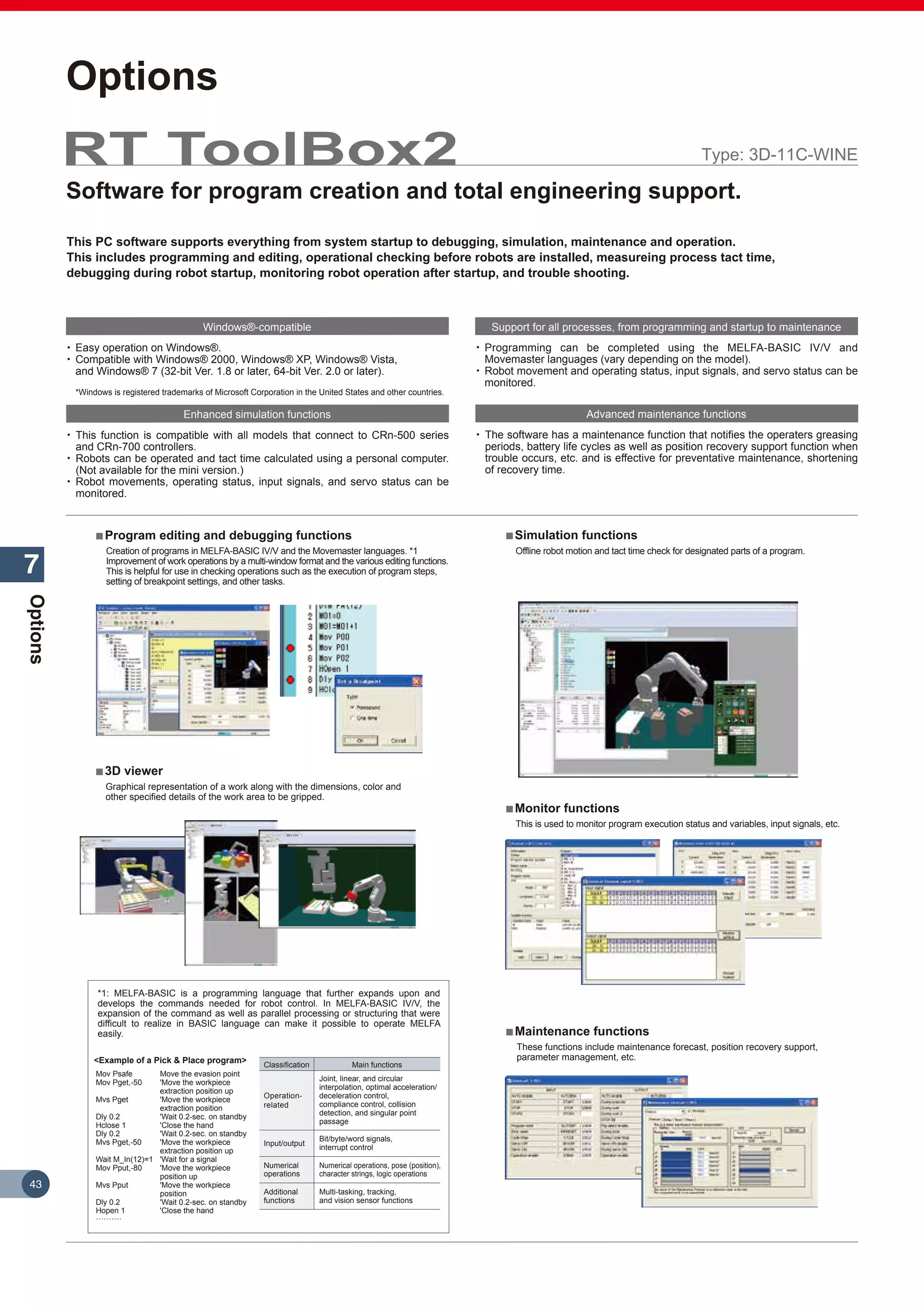 Mitsubishi industrial robot melfa f series catalog | PDF