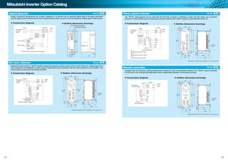 Mitsubishi inverter catalog-mitsubishi-inverter-option-160426021125 | PDF