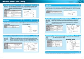 Mitsubishi inverter catalog-mitsubishi-inverter-option-160426021125 | PDF