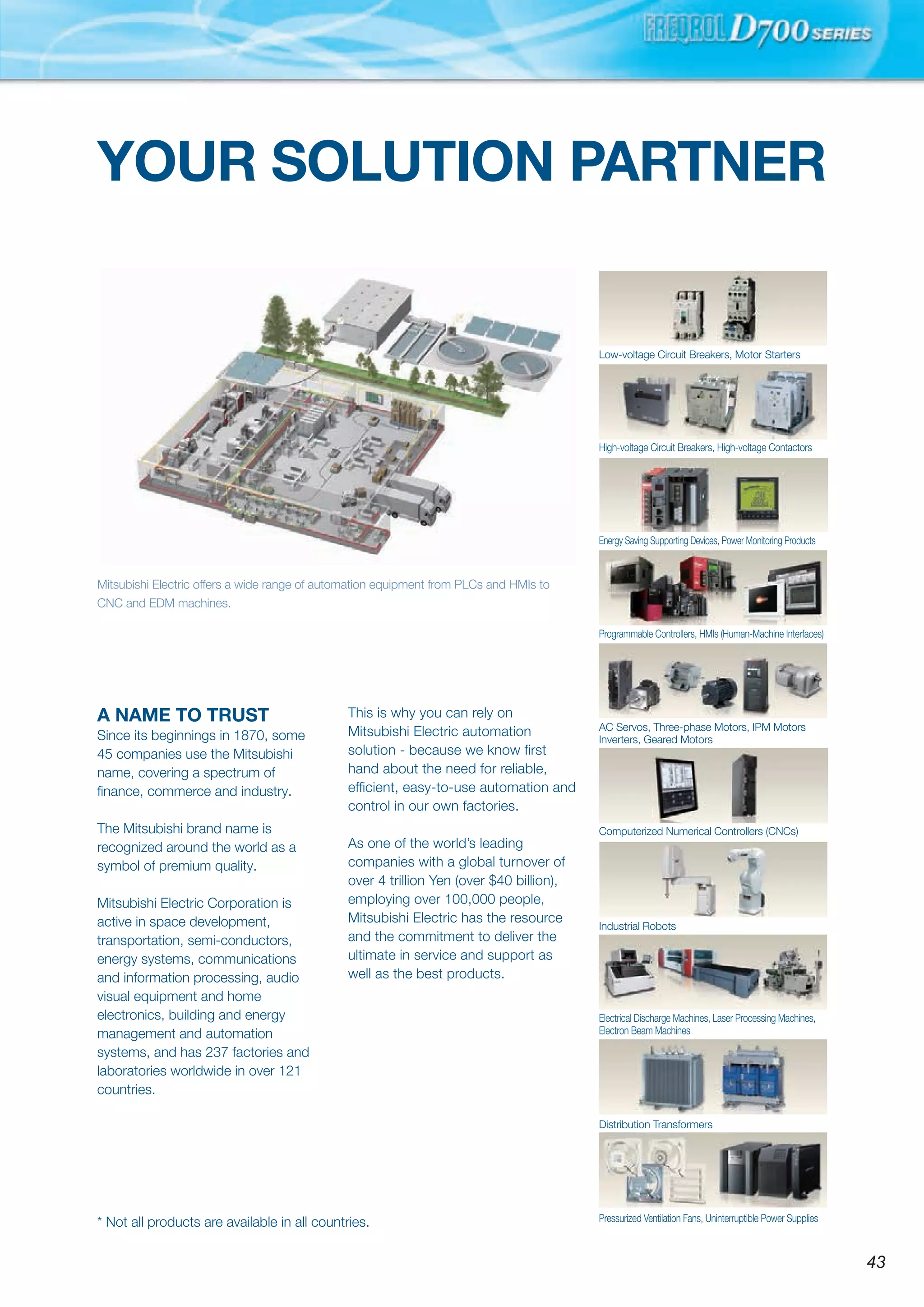 Mitsubishi inverter freqrol-d700 series | PDF