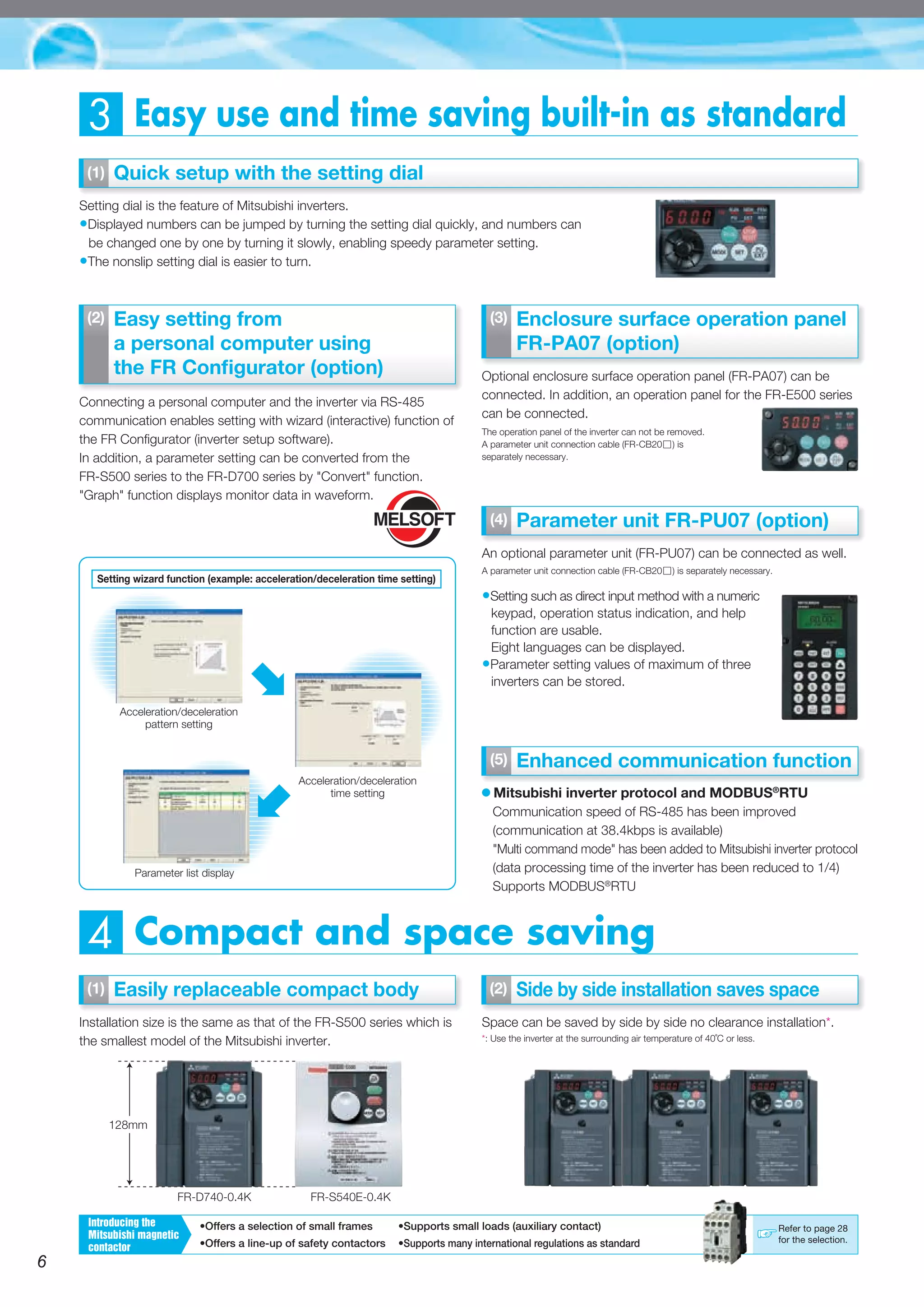 Mitsubishi inverter freqrol-d700 series | PDF