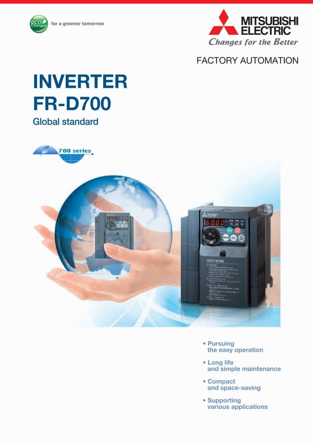 Mitsubishi inverter freqrol-d700 series | PDF