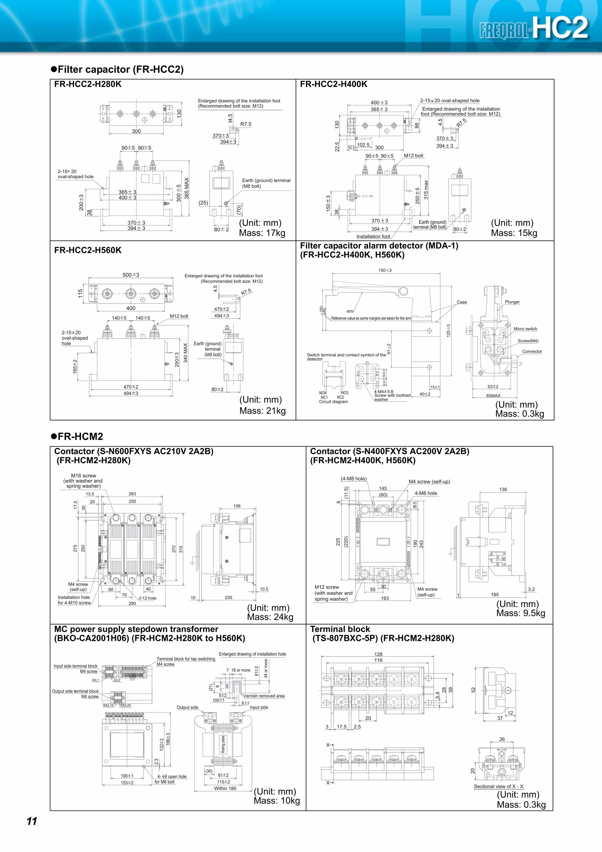 Mitsubishi inverter freqrol-hc2 series | PDF