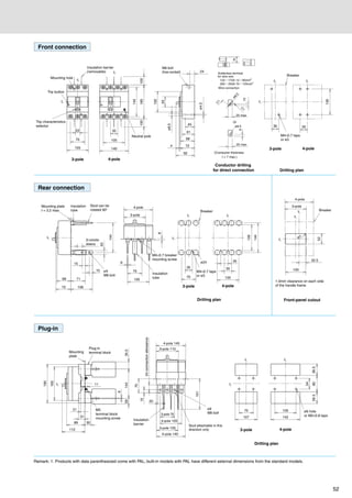 Mitsubishi low voltage ws-v series mccb and elcb | PDF