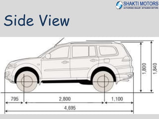 Mitsubishi pajero sport - dimensions and weights