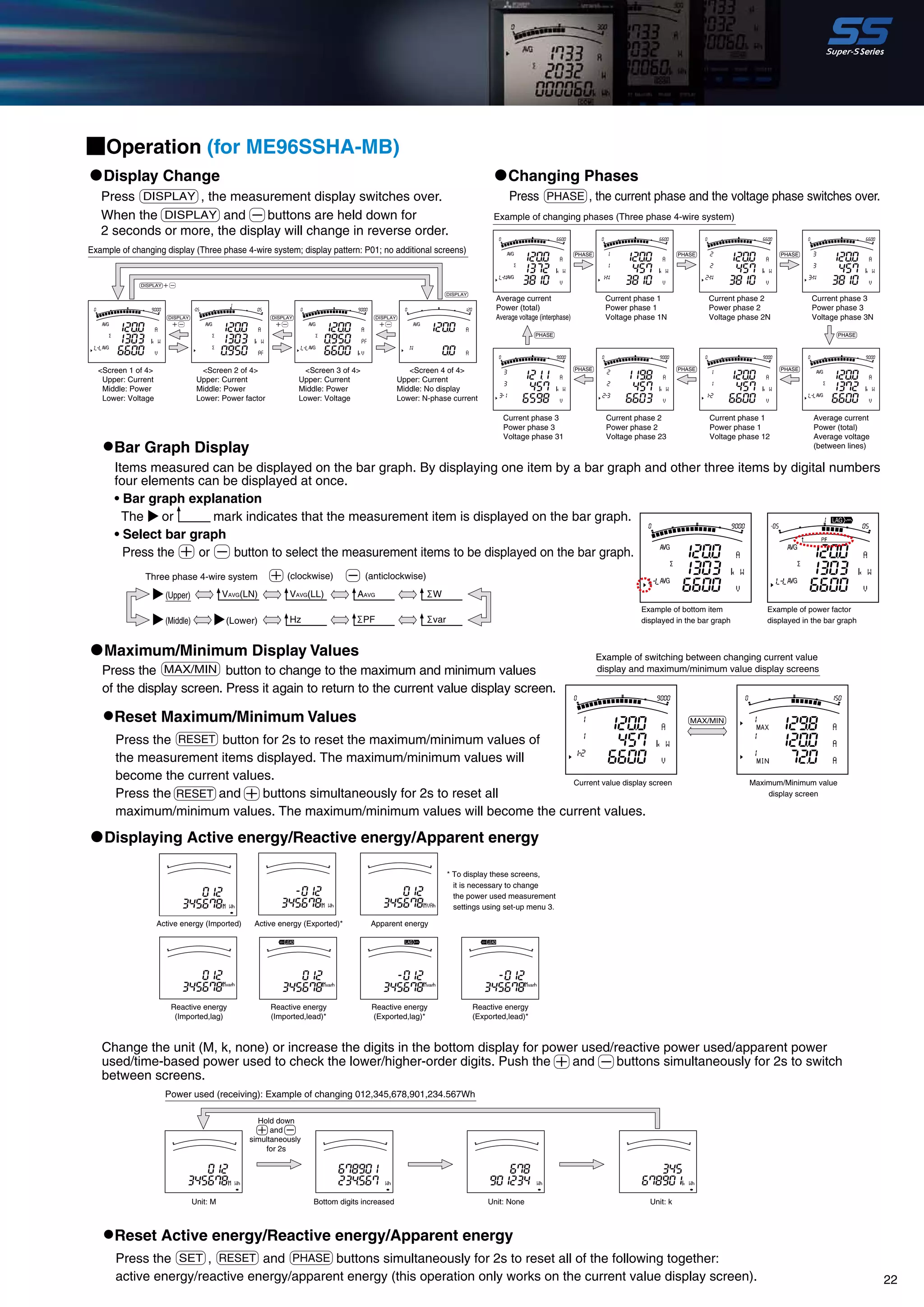 Mitsubishi power management meters electronic multi measuring ...