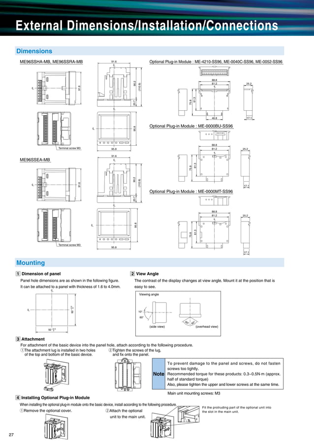 Mitsubishi power management meters electronic multi measuring ...