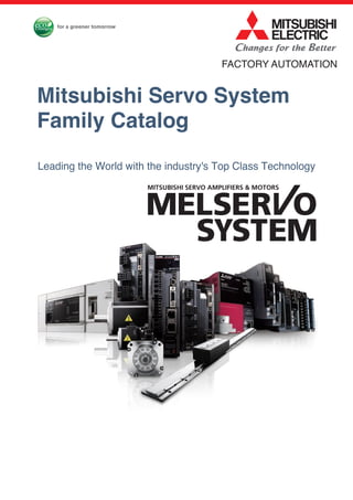 Mitsubishi servo system family catalog | PDF