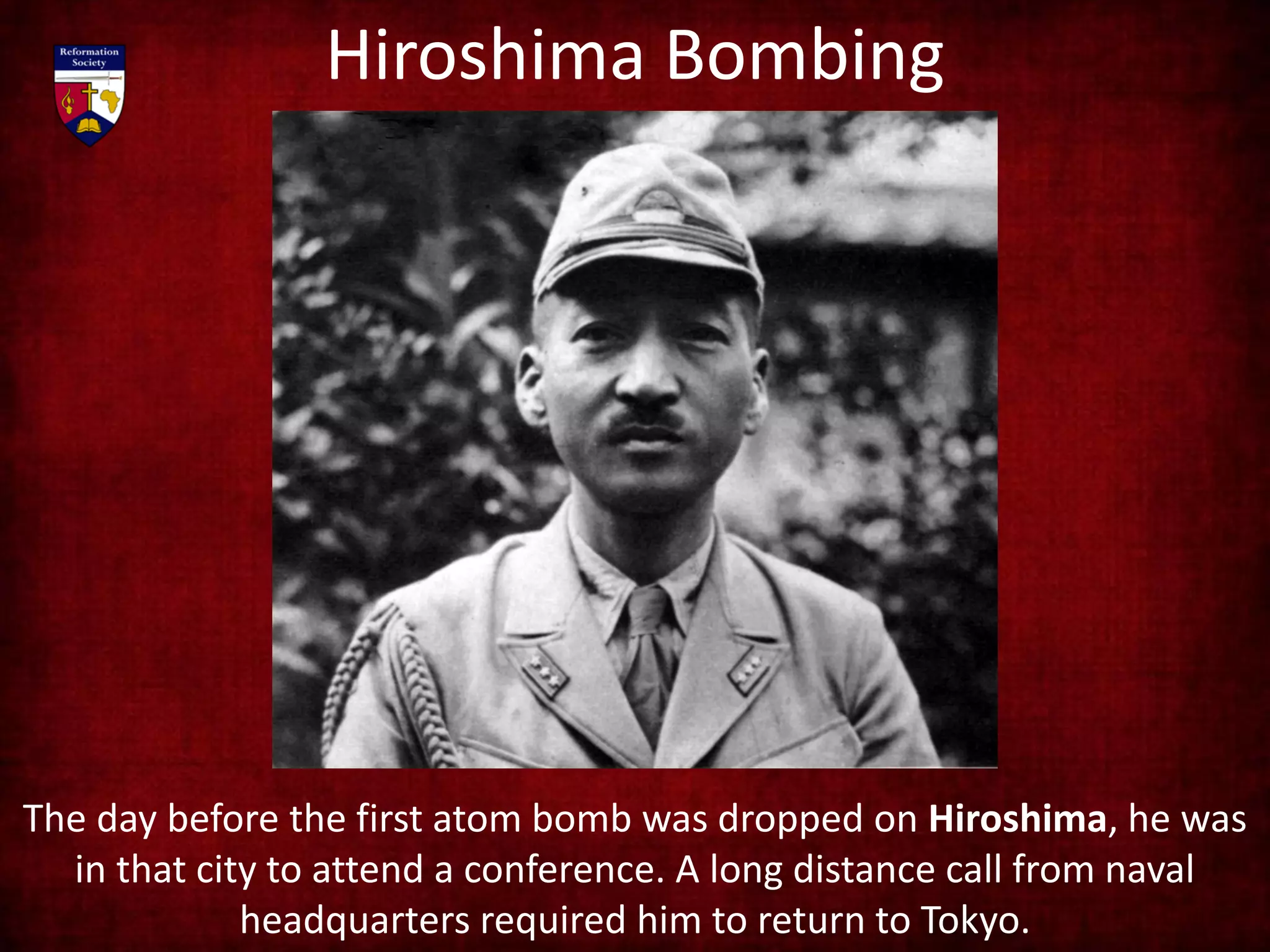 Mitsuo fuchida from pearl harbour to calvary | PPT