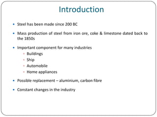 Mittal Steel and the global steel industry | PPT