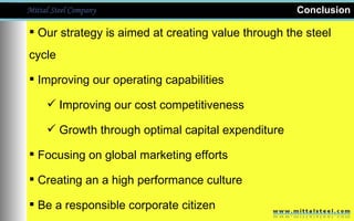 Mittal Steel Company | PPS | Large Business | Business