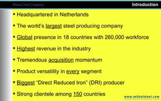 Mittal Steel Company | PPS
