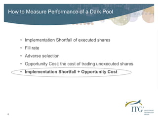 Finding the Best Liquidity in Dark Pools | PDF