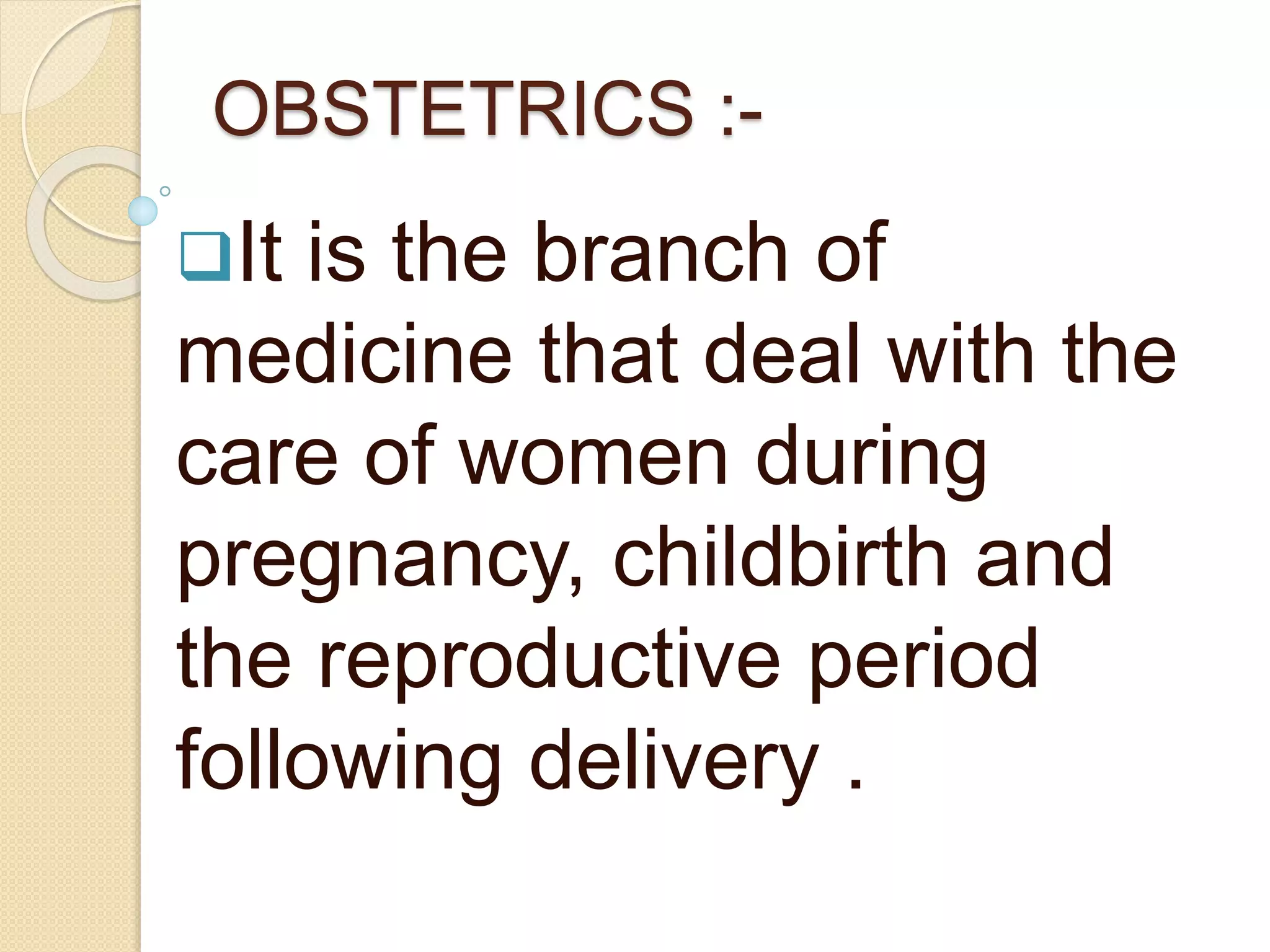 trends and issues in obstetrical nursing | PPTX