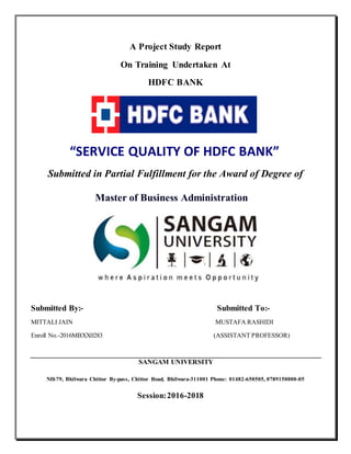 HDFC report | DOCX