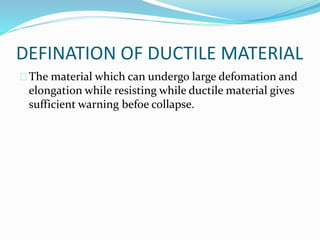 DUCTILE DETAILING AS PER CODE ppt | PPTX | Civil Engineering Industry ...