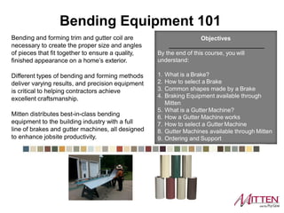 Bending Equipment 101 | PPT