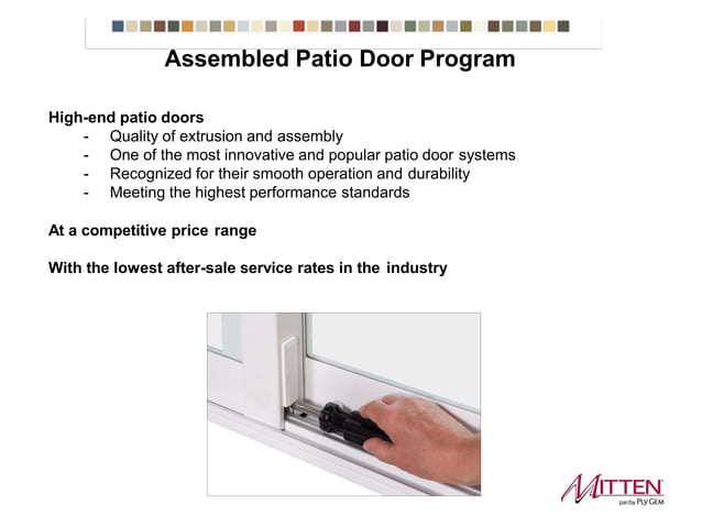 P.H Tech Patio Doors | PDF | Home Improvement | Home & Garden