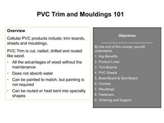 PVC Trim & Mouldings 101 | PPT