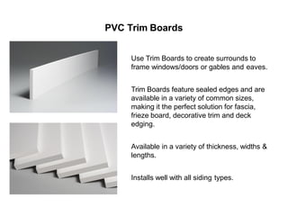 PVC Trim & Mouldings 101 | PPT