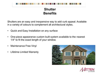 Mitten - Shutters 101 | PPT