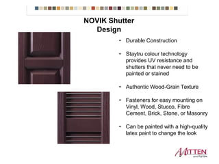 Mitten - Shutters 101 | PPT