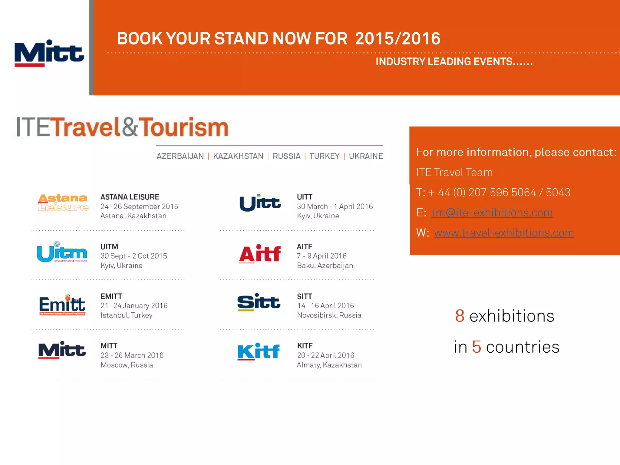 MITT 2015 Travel Exhibition in Russia | PDF