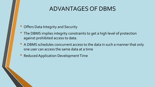 DBMS - Database Management System | PPTX