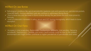 gravity on oralcavity | PPTX