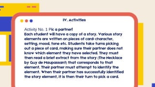 Elements of a Short Story | PPTX