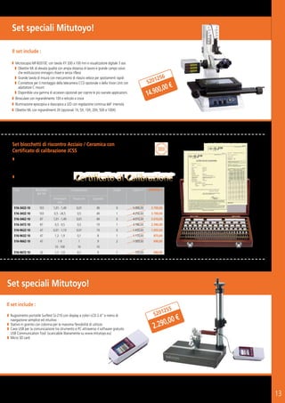 Mitutoyo promo primavera 2012 | PDF