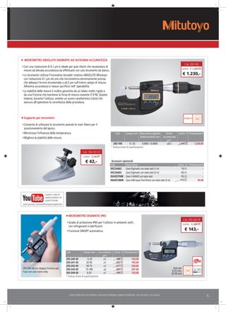 Mitutoyo Strumenti Banco | PDF | Computer Peripherals | Computing