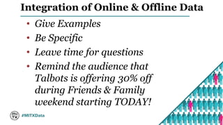 #MITXData 2014 - Integration of Online & Offline Data | PDF