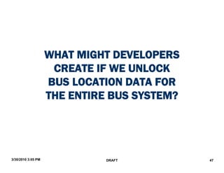 MassDOT Developers - Where's the Bus - MITX Event | PPT