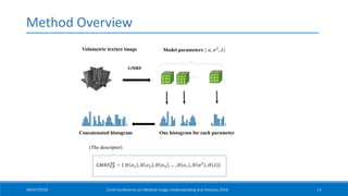 Volumetric Texture Analysis Based on Three-Dimensional Gaussian Markov Random Fields | PPTX