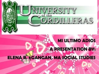 Mi ultimo adios | PPT