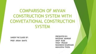 Mivan aluminium formwork | PPTX