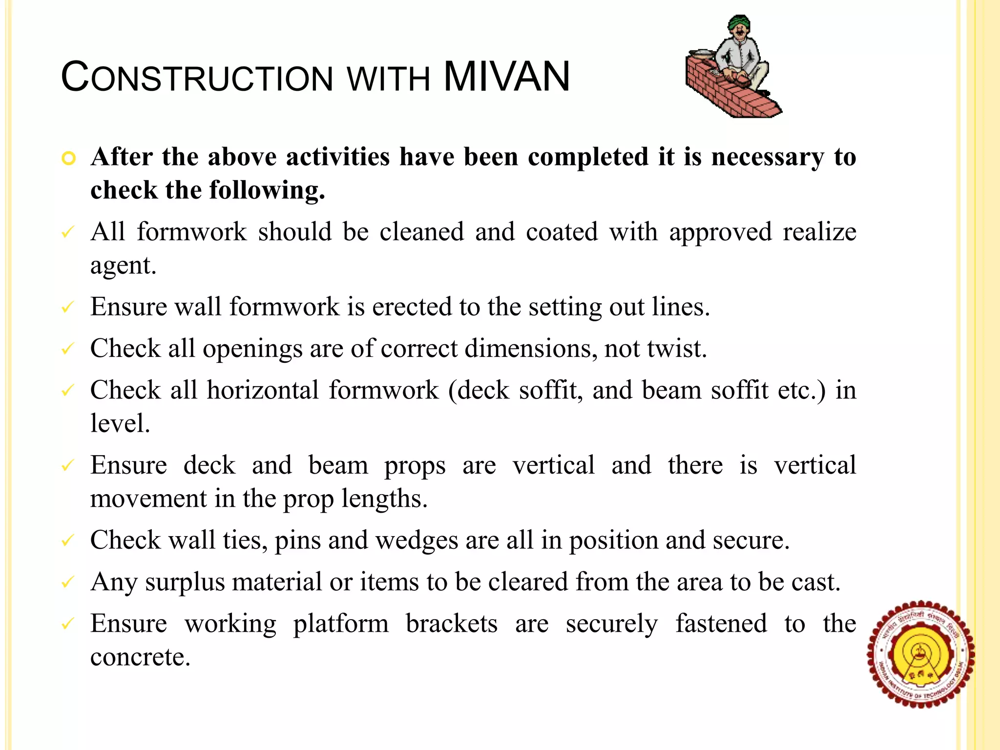 MIVAN_An Aluminum Formwork Construction Technique | PPTX