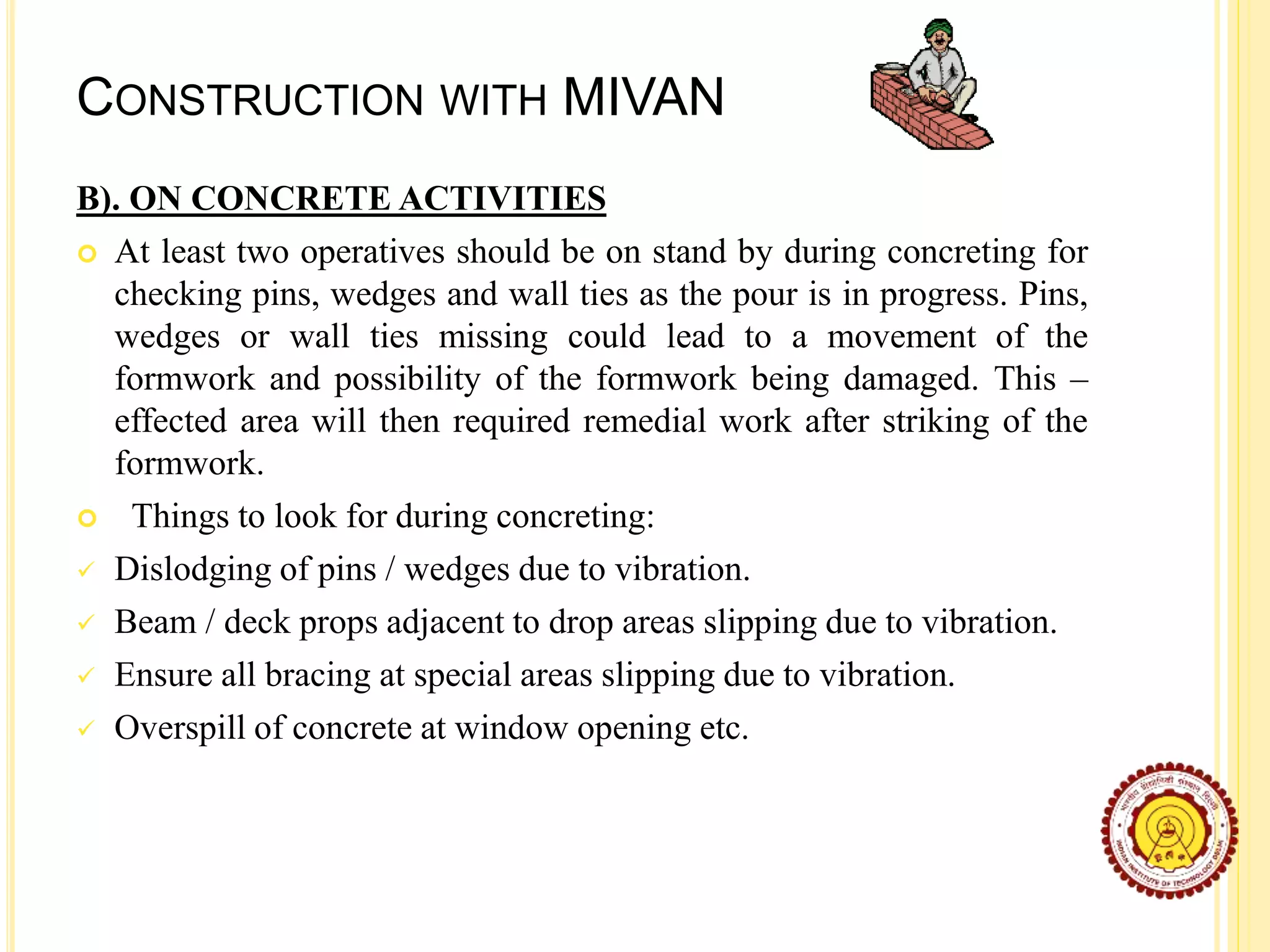 MIVAN_An Aluminum Formwork Construction Technique | PPTX